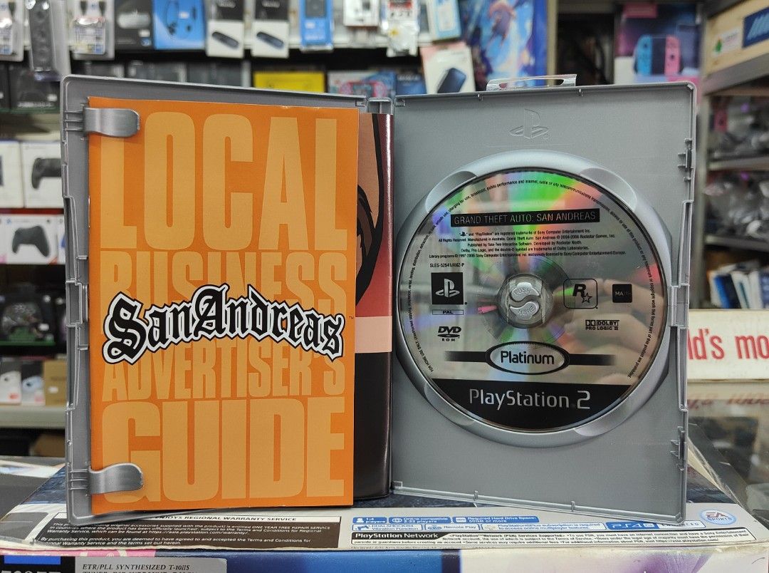 PS2 Gran Theft Auto San Andreas ( Pal Version ), Video Gaming, Video ...