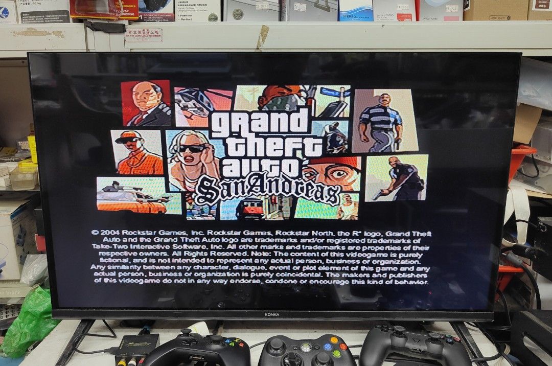 PS2 Gran Theft Auto San Andreas ( Pal Version ), Video Gaming, Video ...