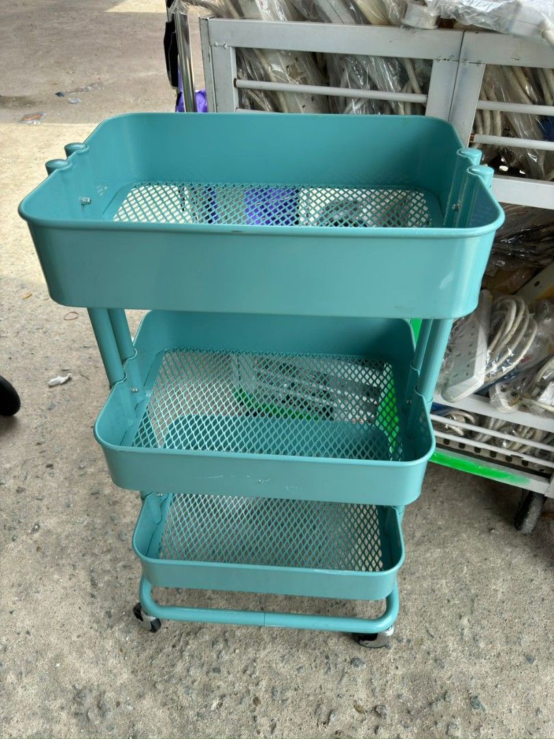 Rak roda Ikea, Furniture & Home Living, Furniture, Shelves, Cabinets ...