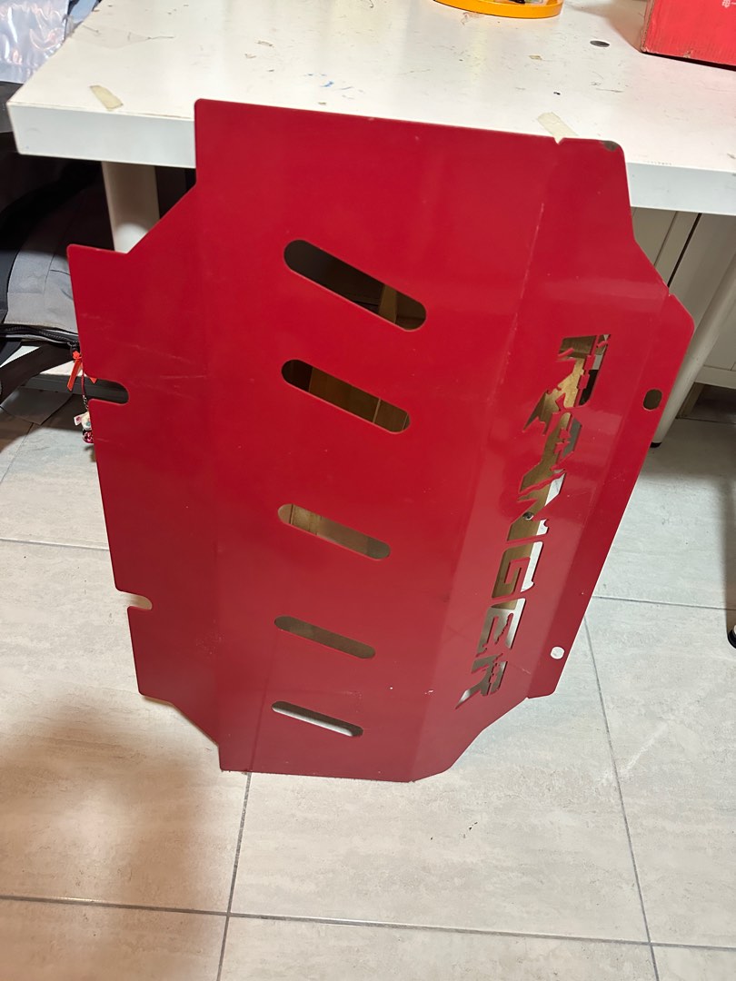 Ranger T6 T7 T8 stone guard enjin cover enjin Skid plate red /Rocco ...