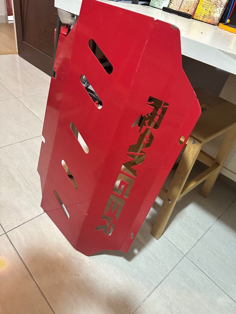 Ranger T6 T7 T8 stone guard enjin cover enjin Skid plate red /Rocco ...