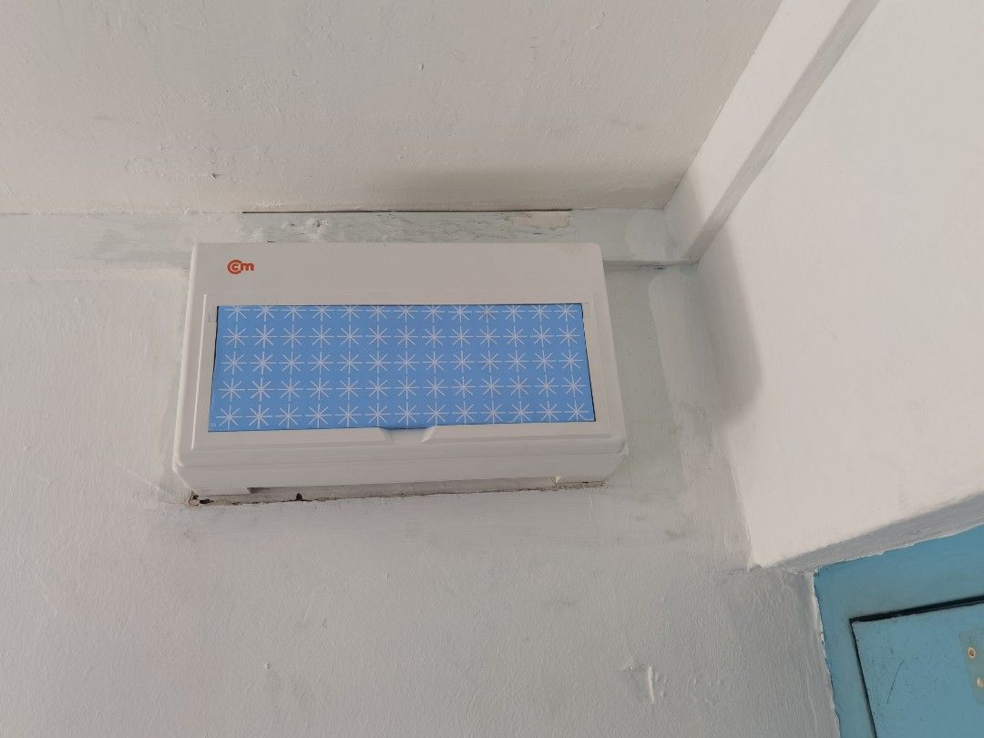 Replacement of electrical, DB box. RCCB / RCD. CB. circuit breaker ...