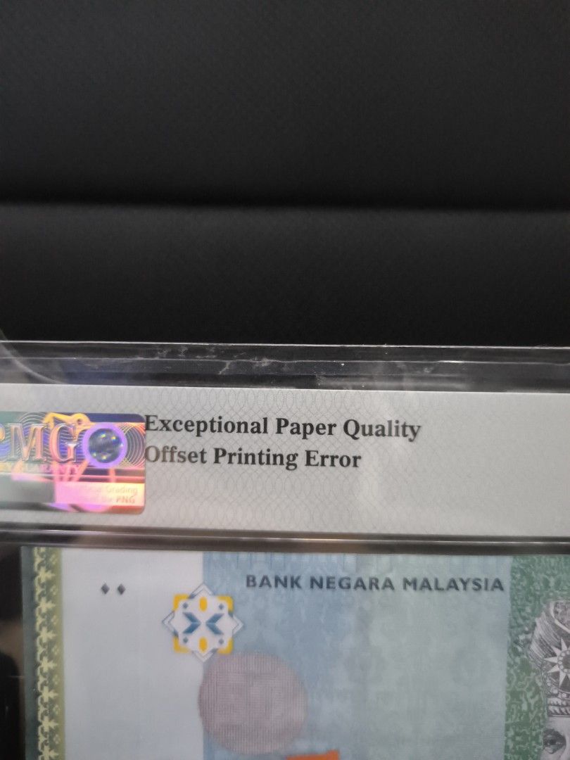 PMG Rm50 Offset Printing Error, Hobbies & Toys, Collectibles ...