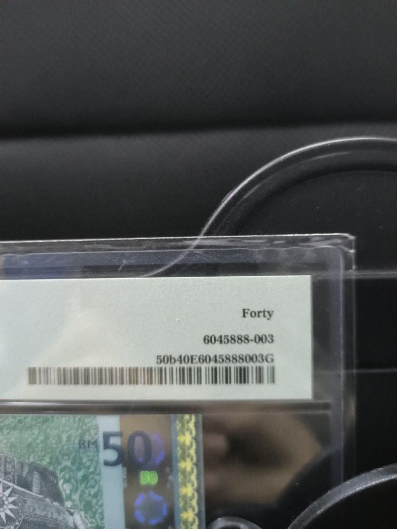 PMG Rm50 Offset Printing Error, Hobbies & Toys, Collectibles ...