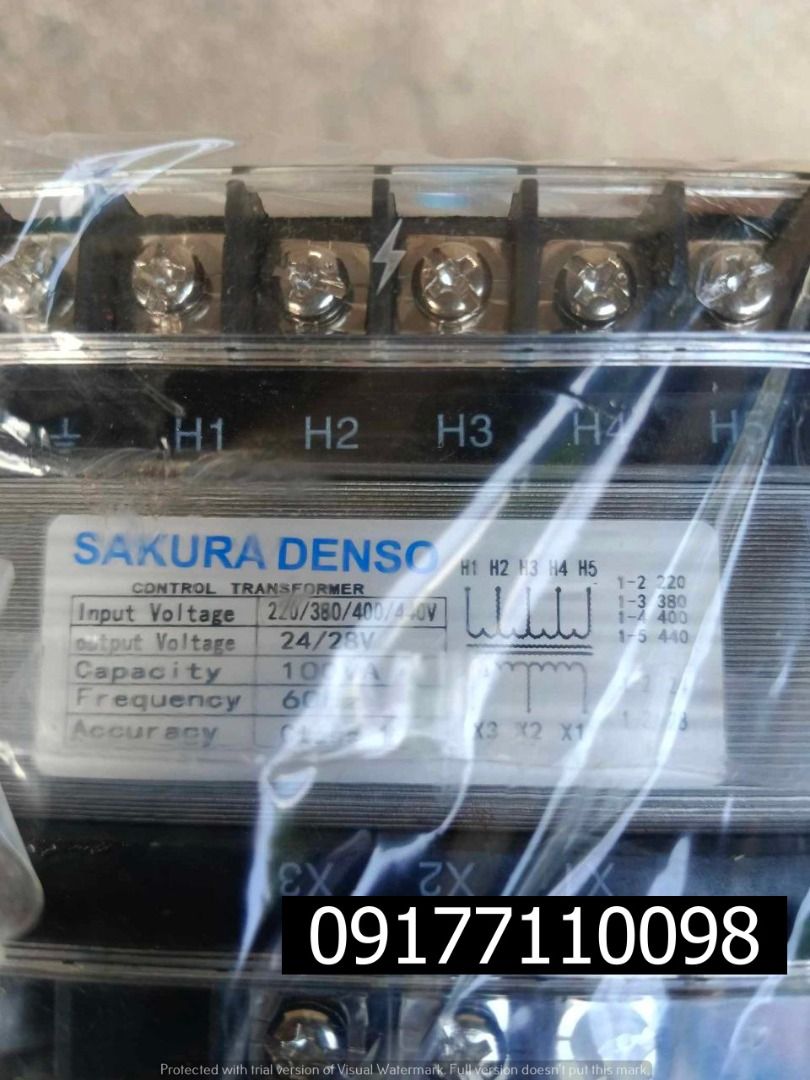 Sakura Denso Control Transformer Commercial And Industrial Industrial