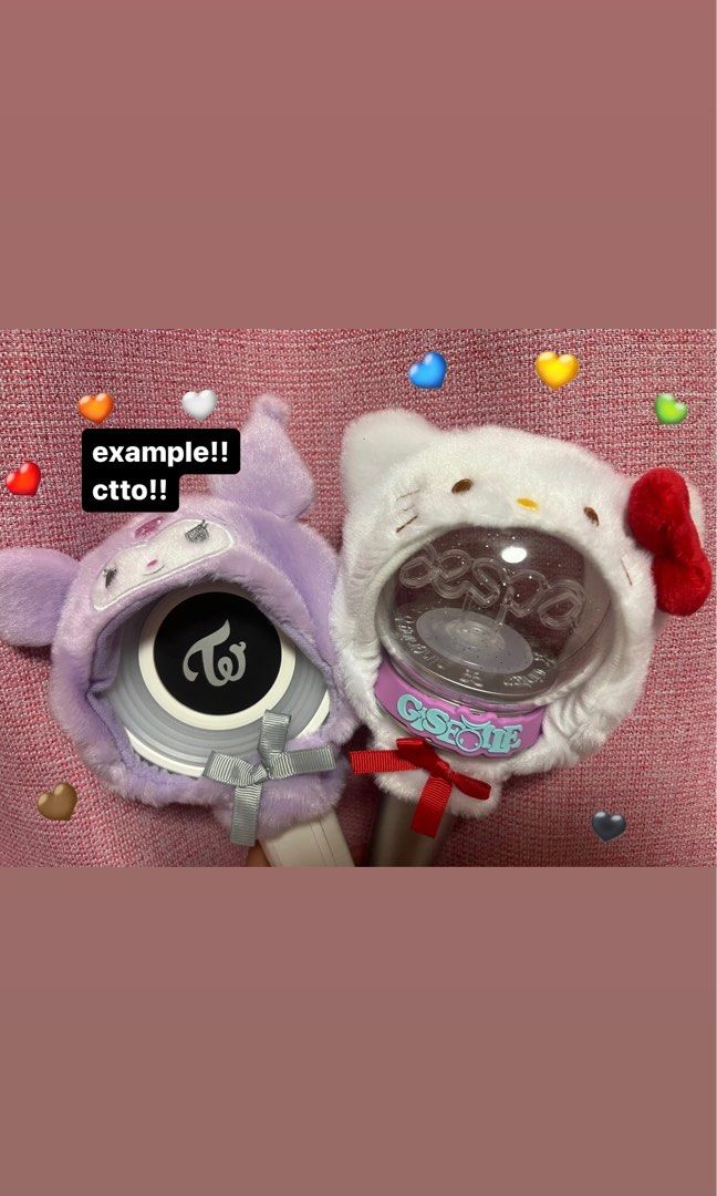 Sanrio Japan My Melody Kuromi Lightstick Cover, Hobbies & Toys ...