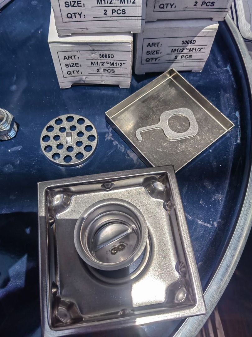 SS CONCEALED FLOOR DRAIN, Commercial & Industrial, Construction Tools ...