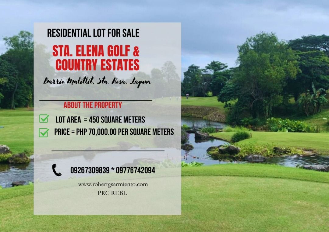 Sta. Elena Golf & Country, Property, For Sale, Lot on Carousell