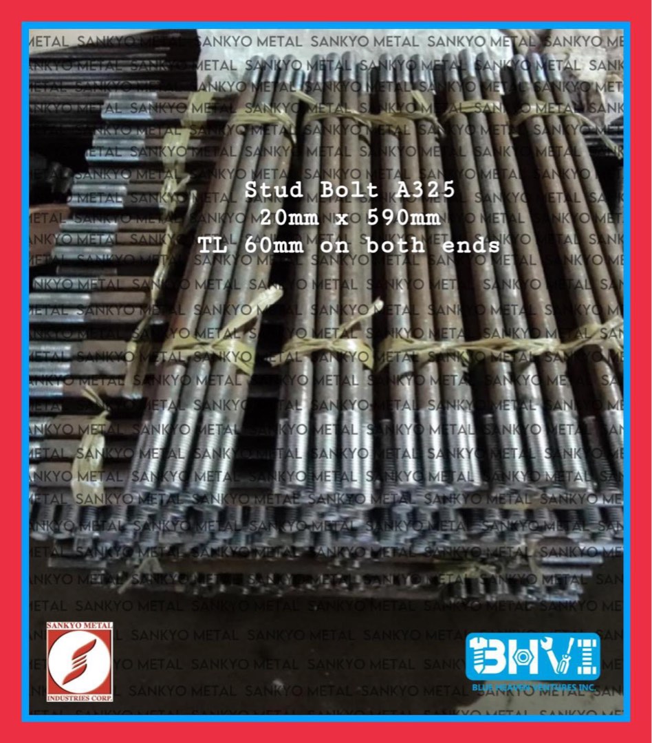 Stud Bolt | Sag Rod | Anchor Rod | Anchor Bolt, Commercial & Industrial ...