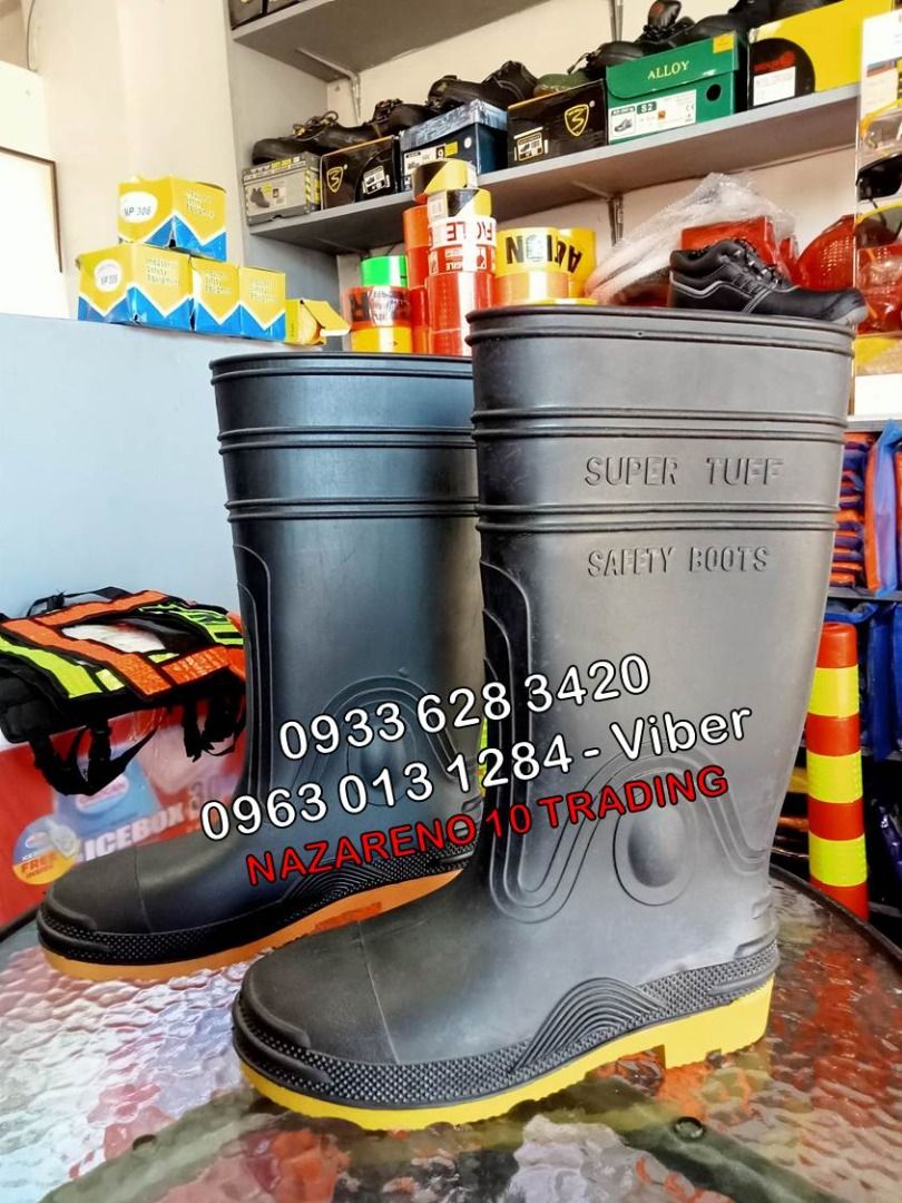 Super Tuff Safety Boots with Steel Toe, Looking For on Carousell