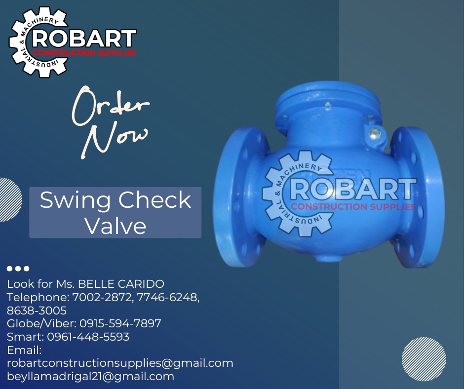 Swing Check Valve, Commercial & Industrial, Construction Tools ...