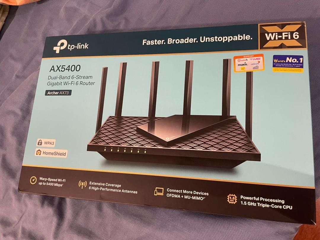 TP LINK ARCHER AX5400, Computers & Tech, Parts & Accessories ...