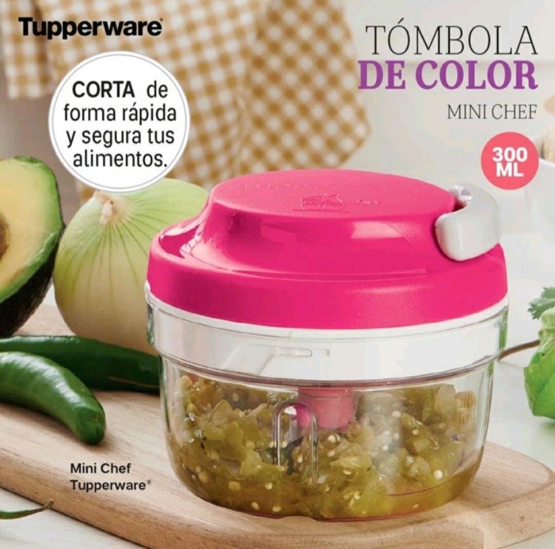 Turbo chopper tupperware pink import limited edition, Kitchen ...