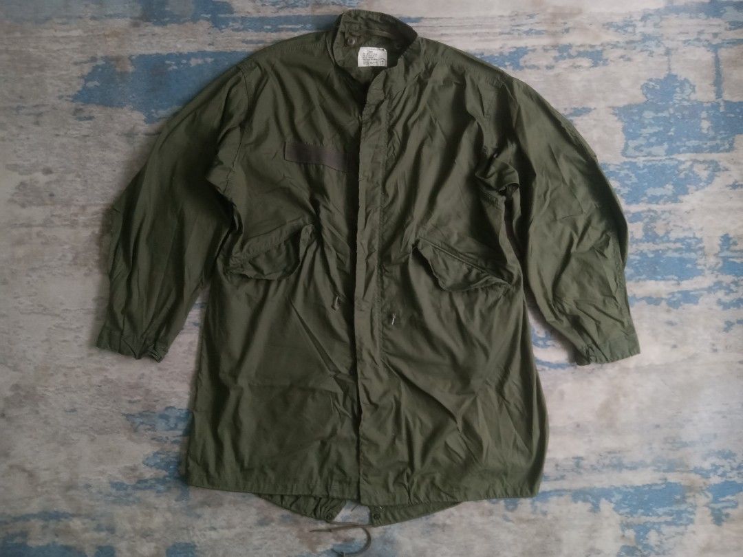 US ARMY PARKA FISHTAIL OLIVE DRAB GREEN OG OD 107 OG-107 M65 MODS ...