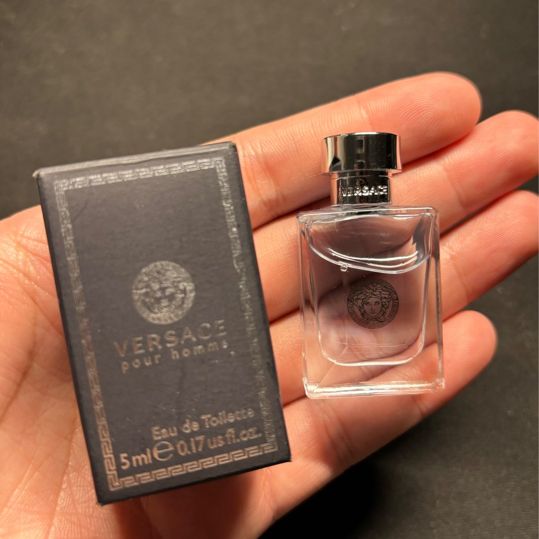 Versace Pour Homme 5ml, Beauty & Personal Care, Fragrance & Deodorants on Carousell