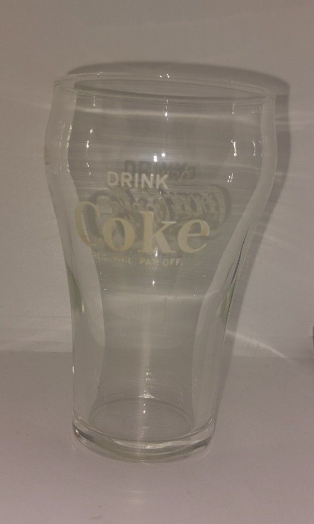 Vintage Drink Coca Cola Coke Bell Shaped Collectible Glass Tumbler Baso ...