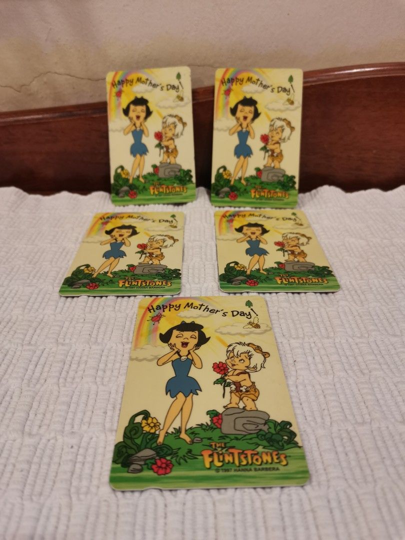 Vintage phone card - Flintstones, Hobbies & Toys, Collectibles ...