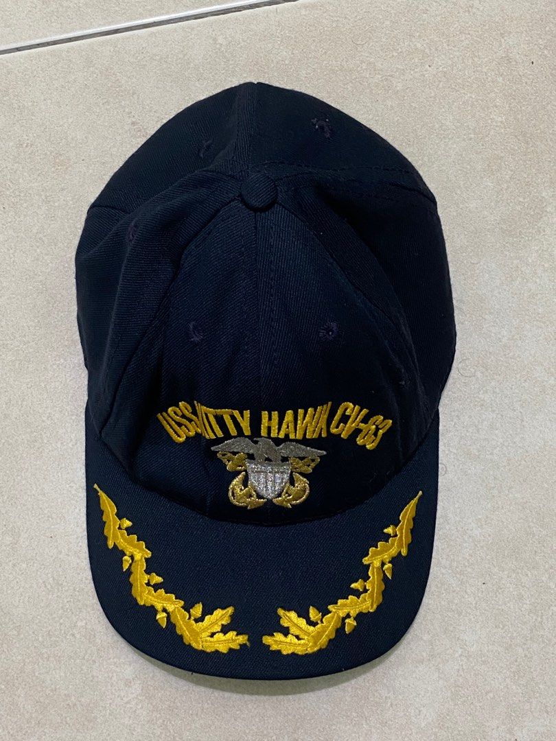 vintage US Navy cap ( uss kitty hawk cv-63 ), Men's Fashion, Watches ...