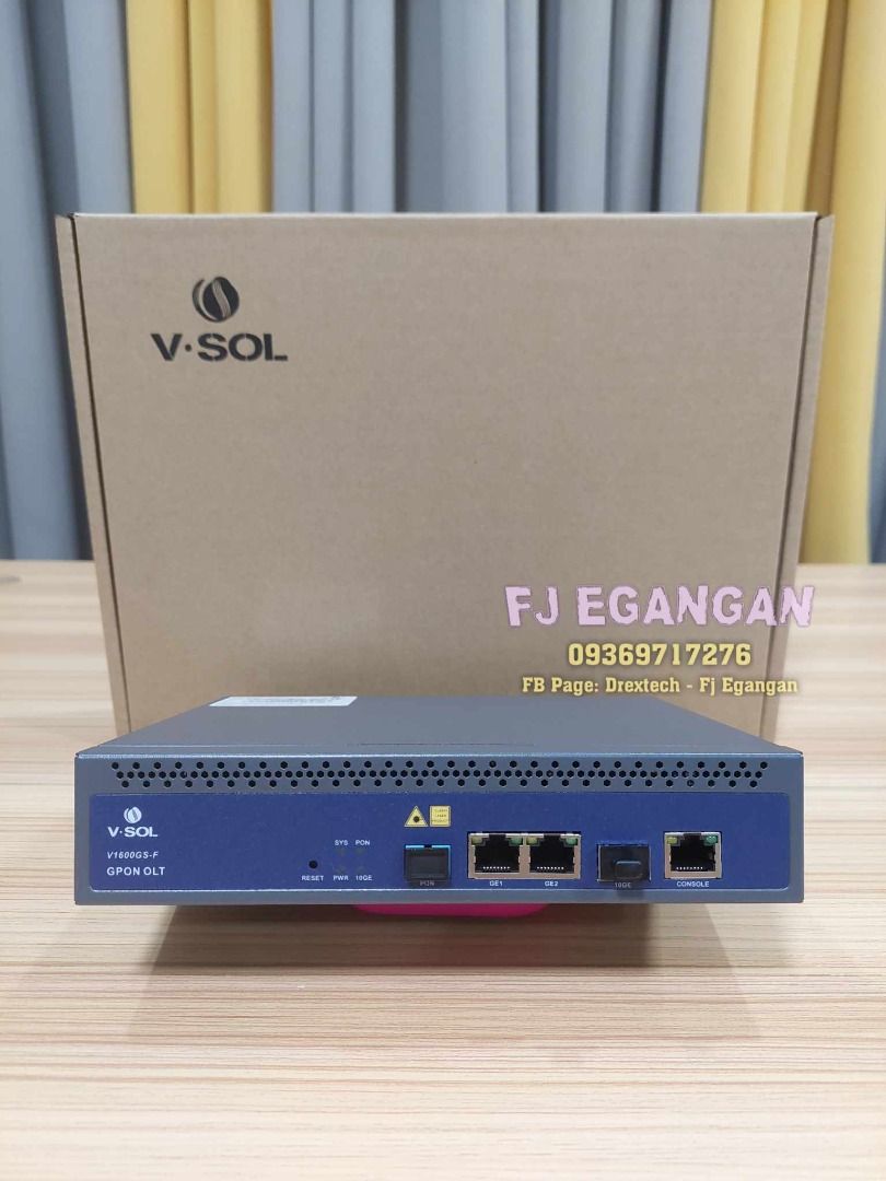 Vsol OLT GPON & Vsol GEPON/EPON, Computers & Tech, Parts & Accessories, Networking on Carousell