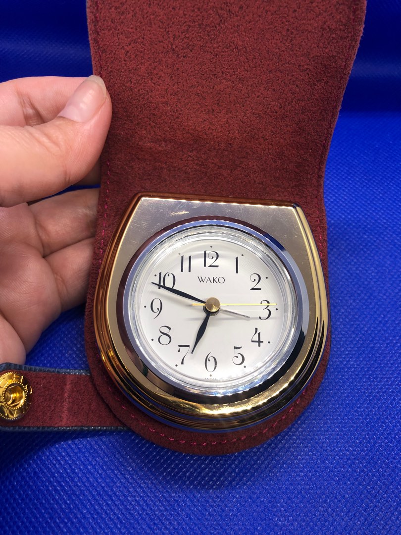 Wako Pocket vintage watch with leather, Luxury, Watches on Carousell