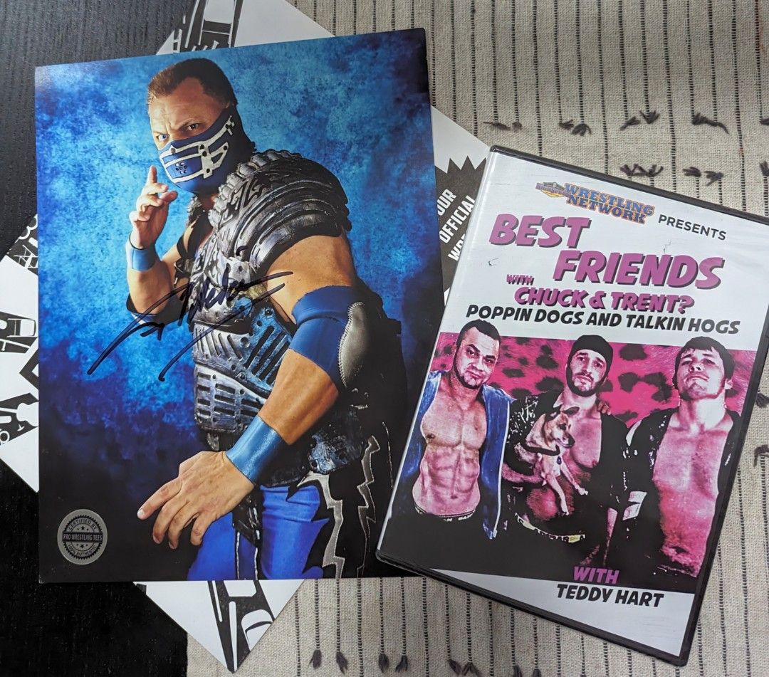 WWE/AEW Wrestling Autograph Poster & DVD, Hobbies & Toys, Memorabilia ...