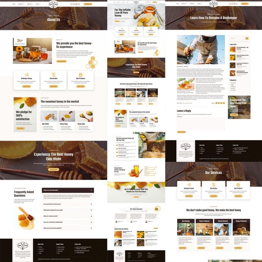100+ TEMPLATE WEB FNB Makanan Minuman - Template Website F&B Food ...