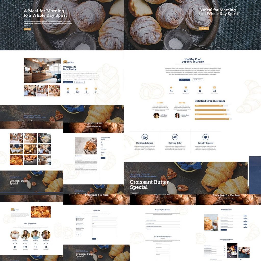 100+ TEMPLATE WEB FNB Makanan Minuman - Template Website F&B Food ...