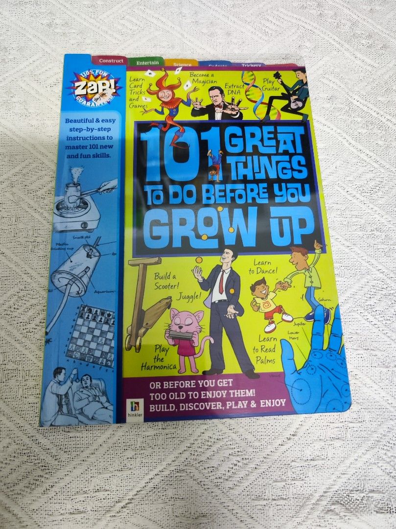 101 Great things to do before you grow up, Hobbies & Toys, Books ...