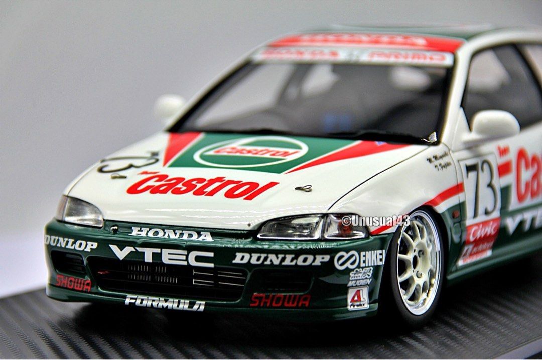 1/18 Ignition Model Honda Civic EG6 (#73) 1994 N1 Castrol Livery ...