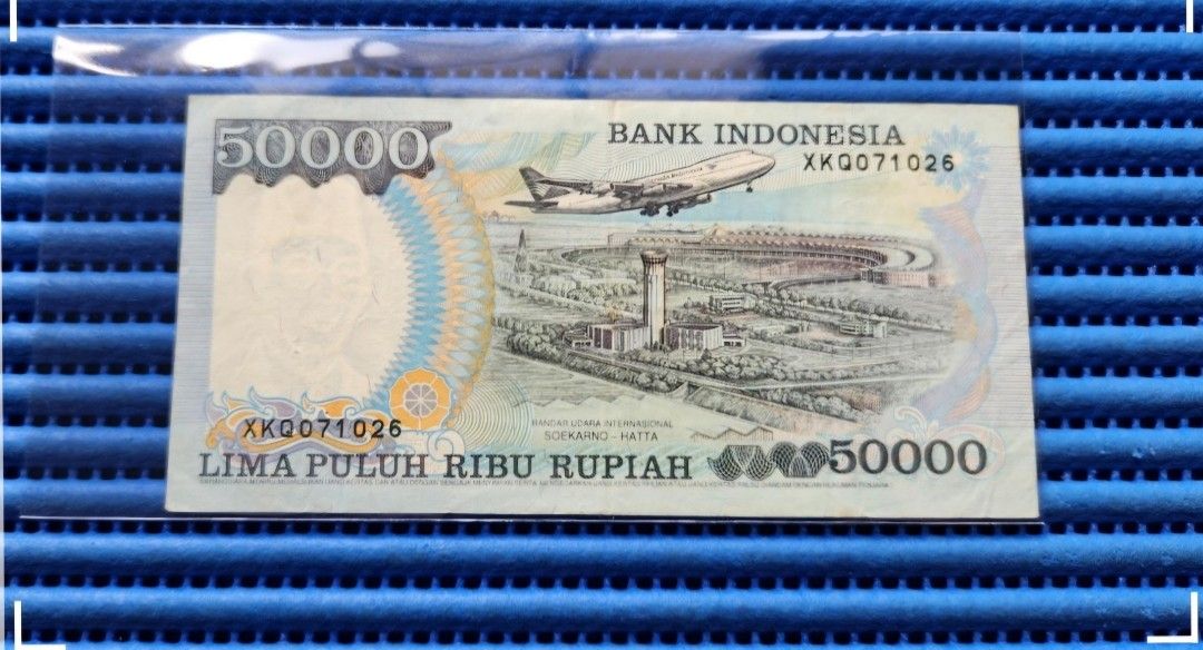 1993 Bank Indonesia President Soeharto 50000 Rupiah Paper Note XKQ ...