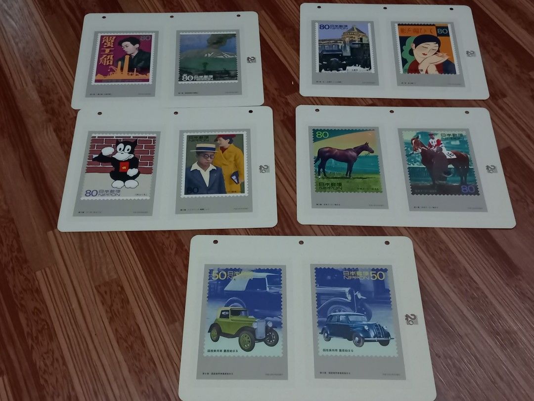 30 keping Poskad design Setem Sekali dengan kertas keras letak Poskad ...