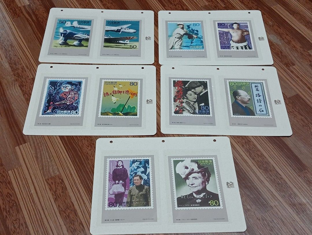 30 keping Poskad design Setem Sekali dengan kertas keras letak Poskad ...