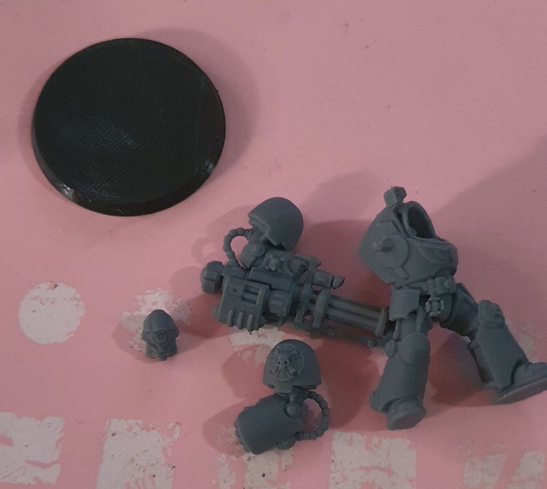 3d Printed Warhammer Terminator 10th Edition Minigun Loadout, Hobbies ...