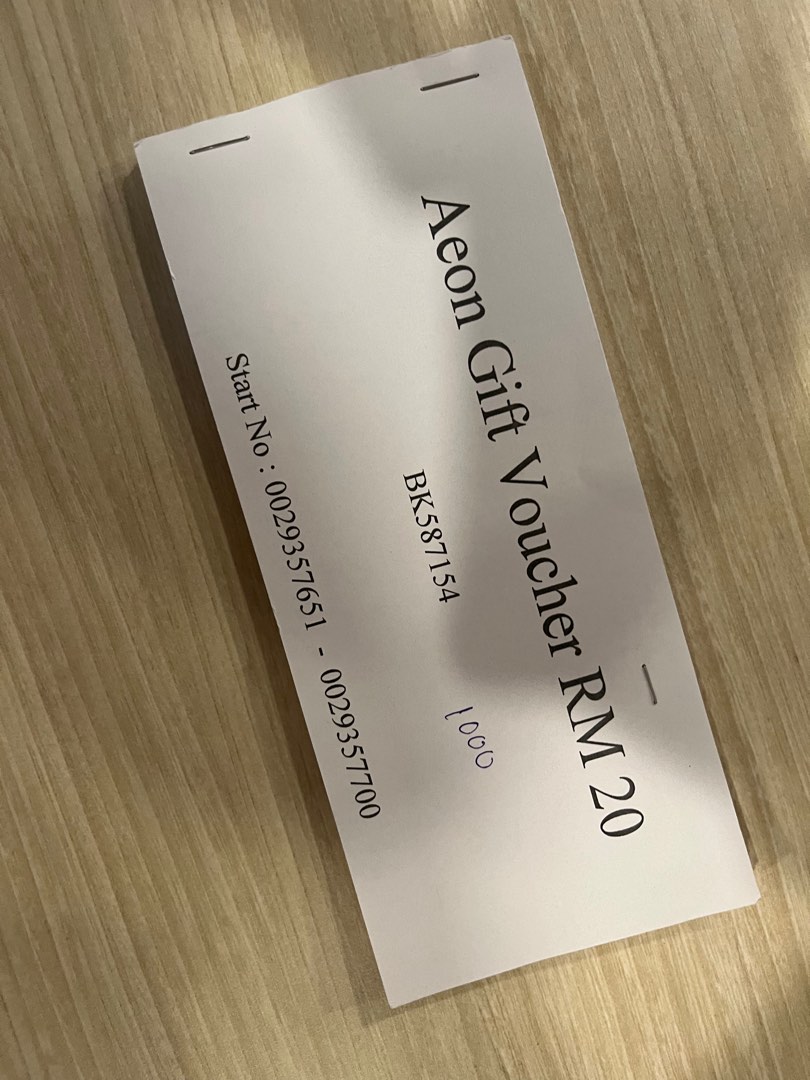 Aeon Vouchers, Tickets & Vouchers, Vouchers on Carousell