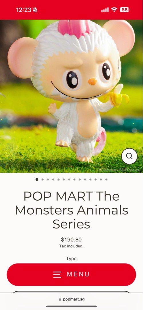 Animals The Monsters, Hobbies & Toys, Toys & Games on Carousell
