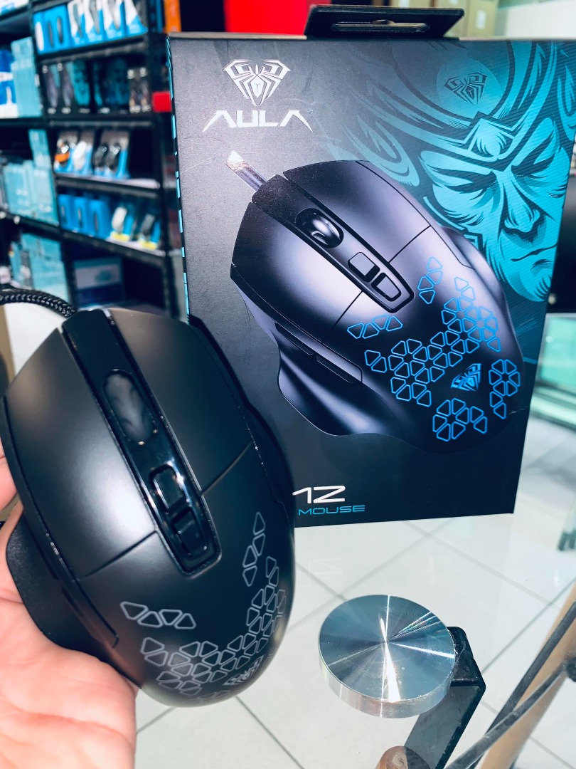Aula F812 Wind Gaming Mouse Rainbow Backlight Black, Computers & Tech ...