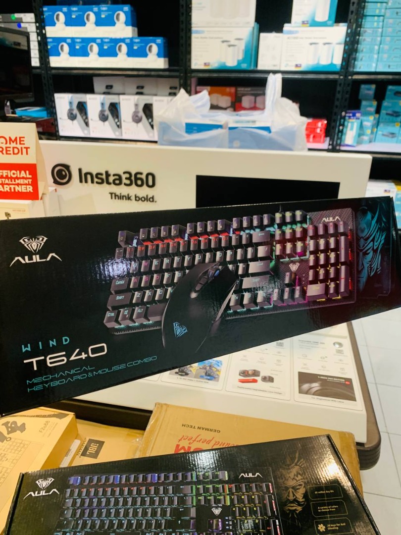 Aula T640 Wind Mechanical Gaming Keyboard & Mouse Combo Wired ... Aula T640 Wind Mechanical Gaming Keyboard & Mouse Combo Wired ...