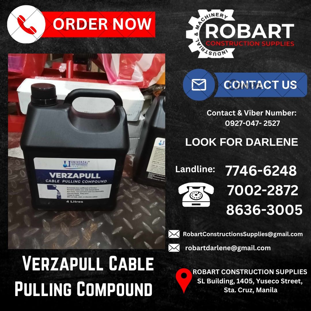 BRANDNEW: Verzapull Cable Pulling Compound, Commercial & Industrial ...