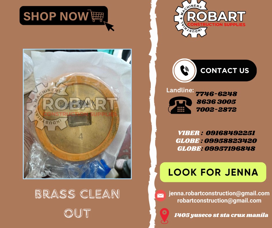 Brass Clean out Cover Code: P-117 4", Commercial & Industrial ...