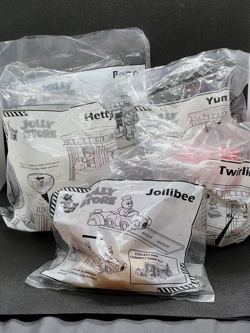 Complete Set of 5 : 2018 Jolly Store (Jollibee Kiddie Meal toys ...