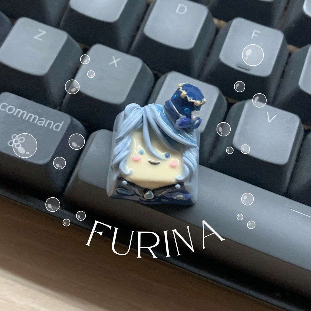 CUSTOM KEYCAP GENSHIN , HONKAI STAR RAIL , WUTHERING WAVES WUWA for Mech Keyboard | Artisan Key ...