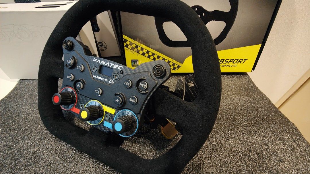 Custom Series Fanatec Sparco 310 | Podium M-Sport Button Module Rally | Fanatec Podium Hub ...