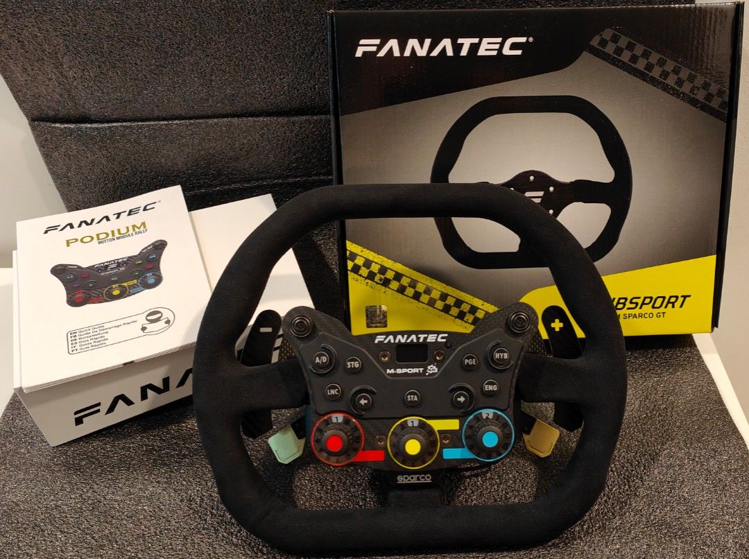 Custom Series Fanatec Sparco 310 | Podium M-Sport Button Module Rally ...