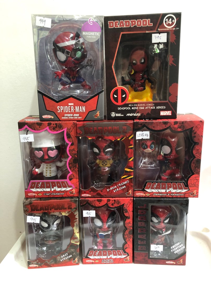 Deadpool cosbaby hot toys, Hobbies & Toys, Toys & Games on Carousell