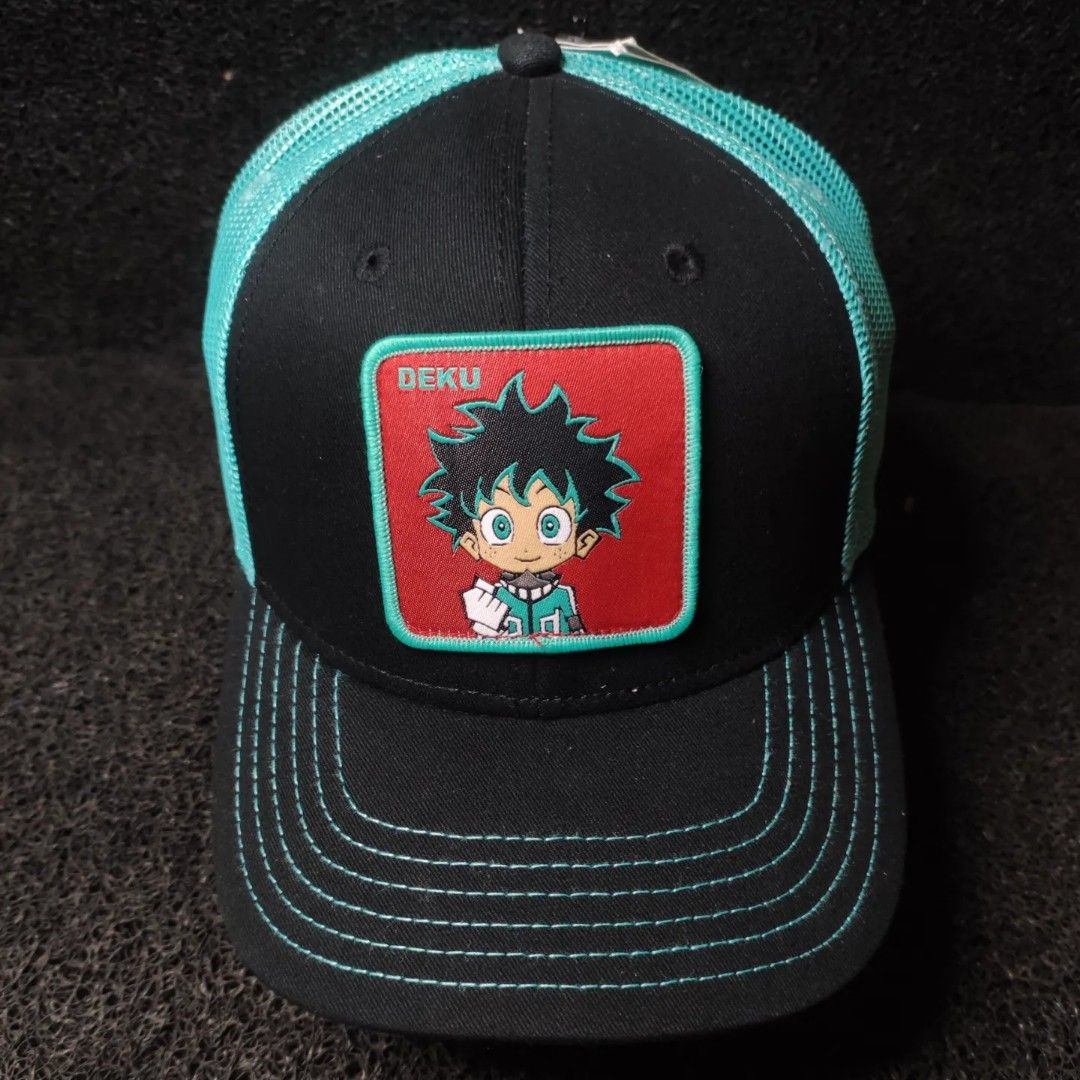 DEKU MY HERO ACADEMIA TRUCKER CAP, Men's Fashion, Watches & Accessories ...