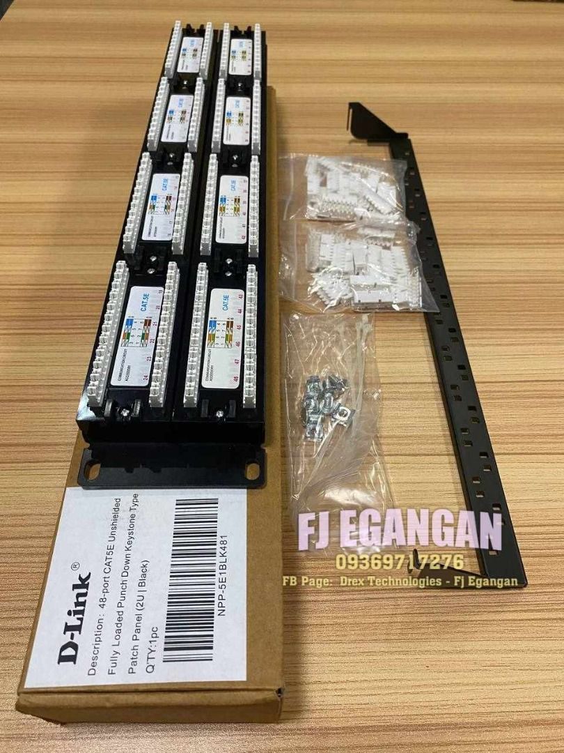 D-Link Patch panel fully Loaded / Loaded patchpanel, Computers & Tech, Parts & Accessories ...