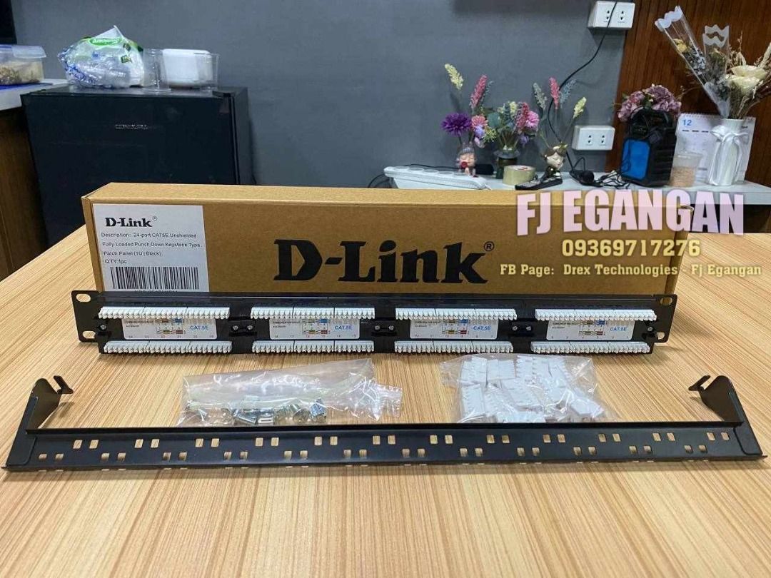 D-Link Patch panel fully Loaded / Loaded patchpanel, Computers & Tech, Parts & Accessories ...