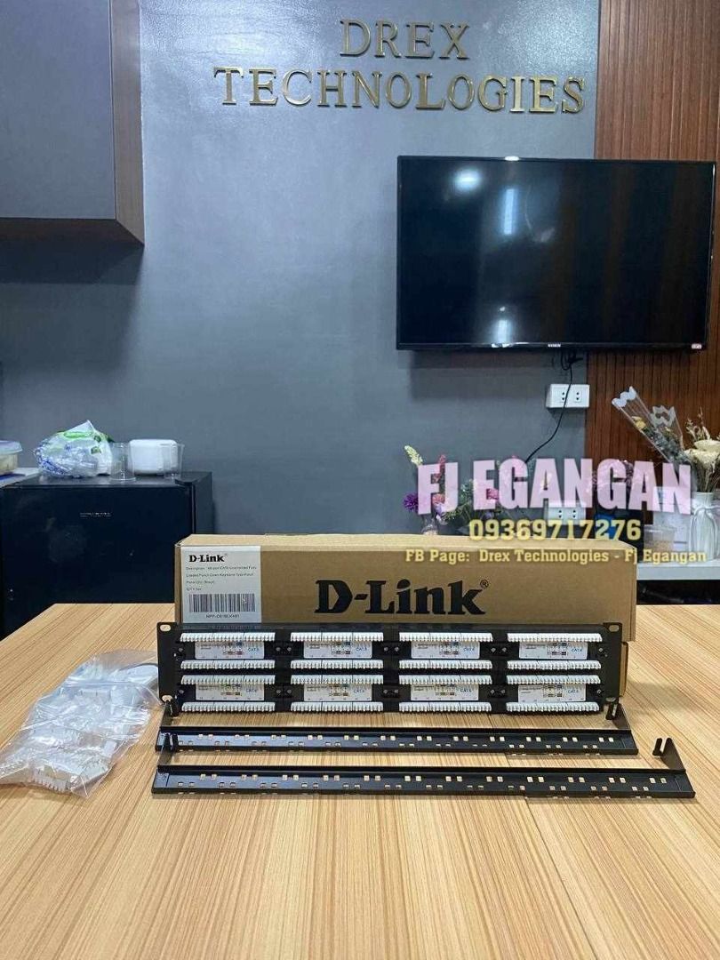D-Link Patch panel fully Loaded / Loaded patchpanel, Computers & Tech, Parts & Accessories ...
