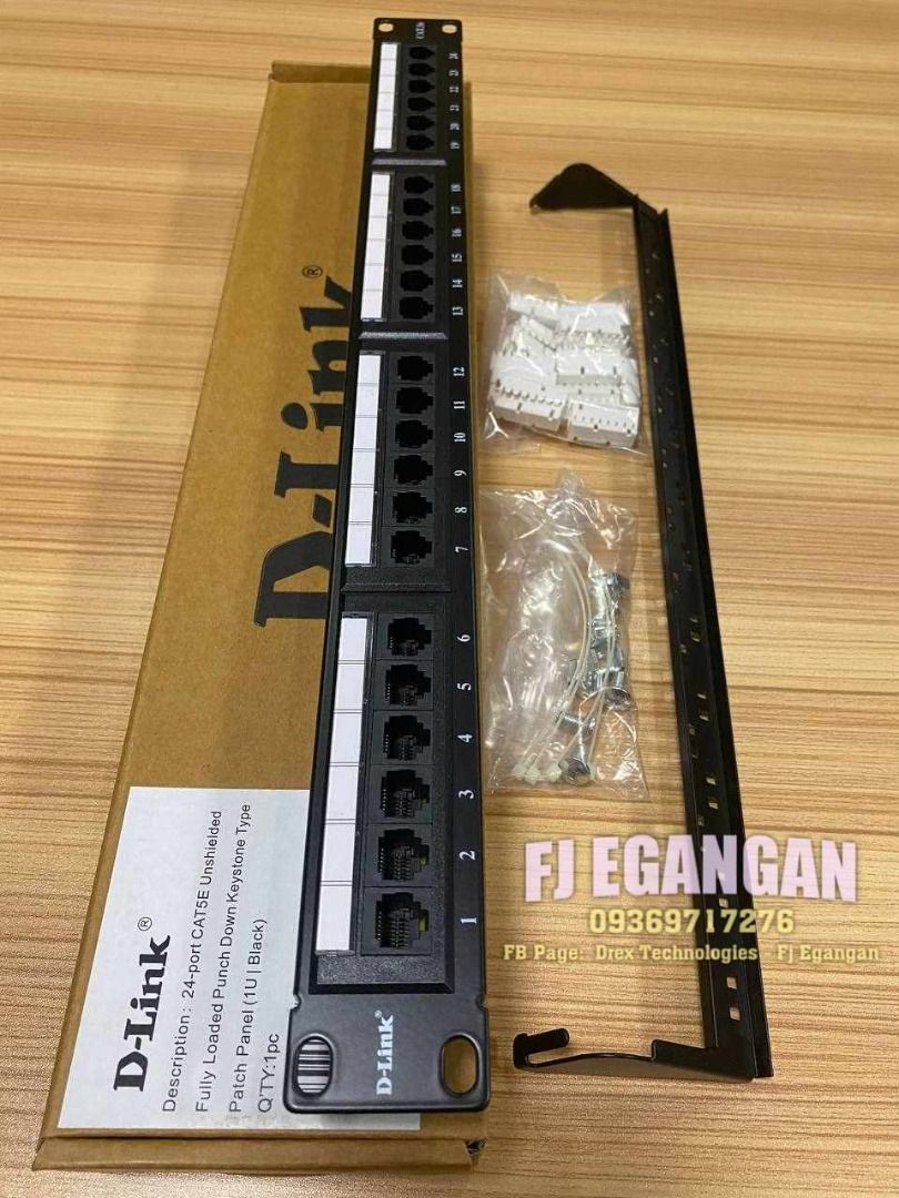 D-Link Patch panel fully Loaded / Loaded patchpanel, Computers & Tech ...