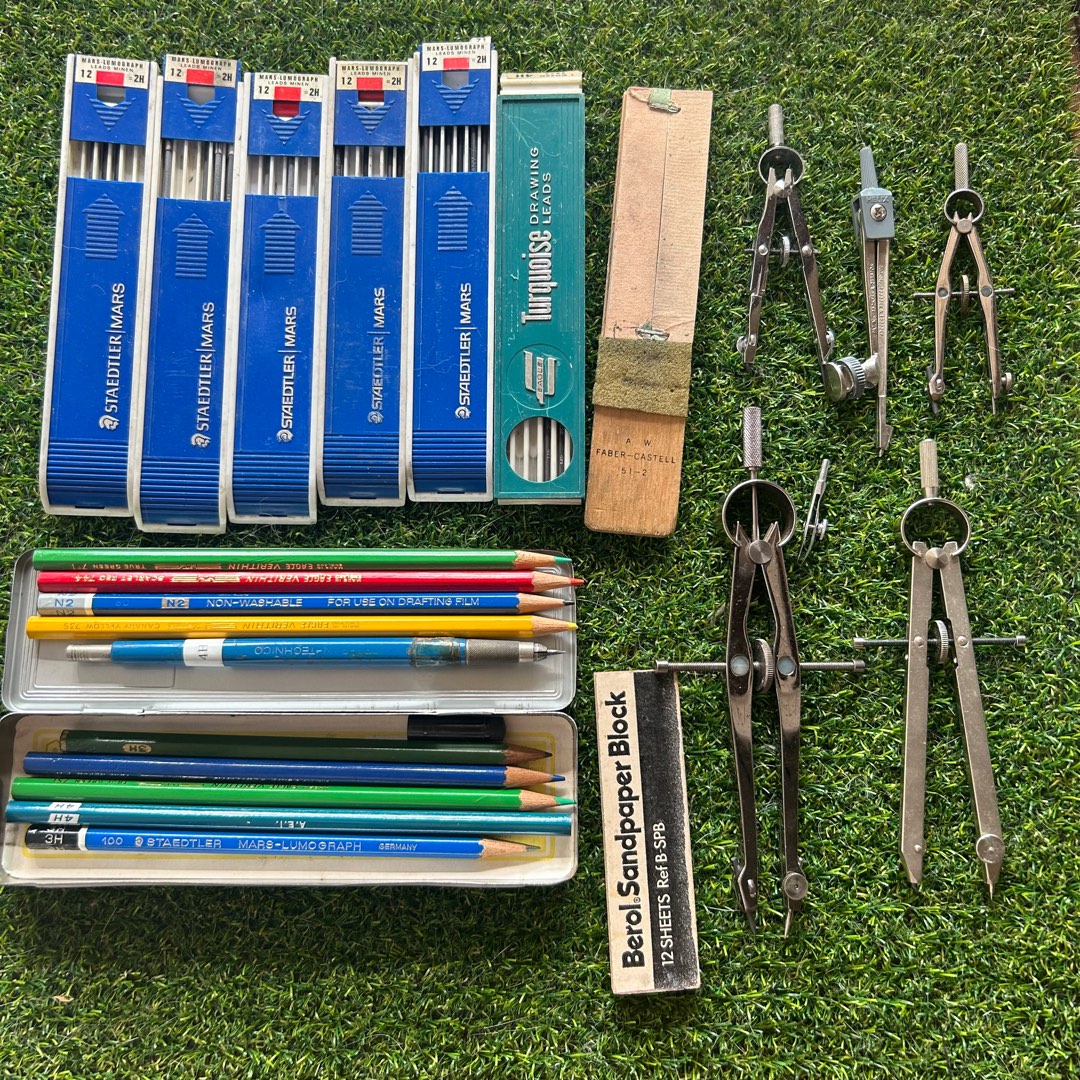 Drawing Drafting Materials Staedtler Mars 2mm Carbon Lead Pencil ...